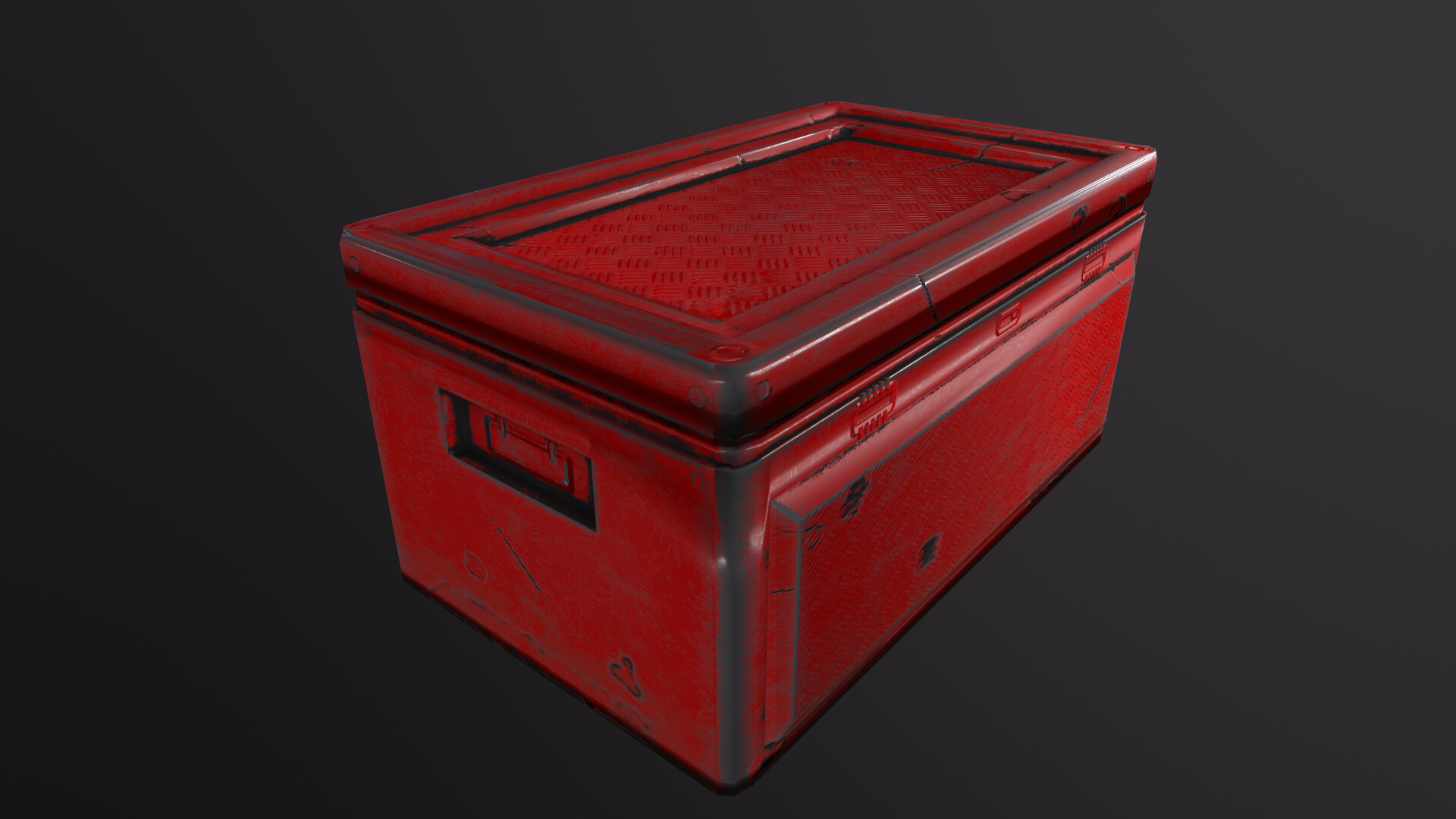 ArtStation - stylized weapon box