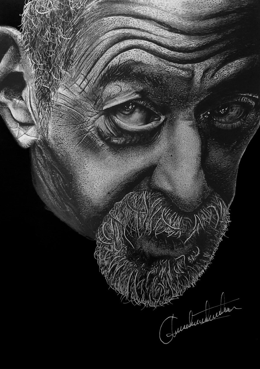 ArtStation - Portrait of an elder