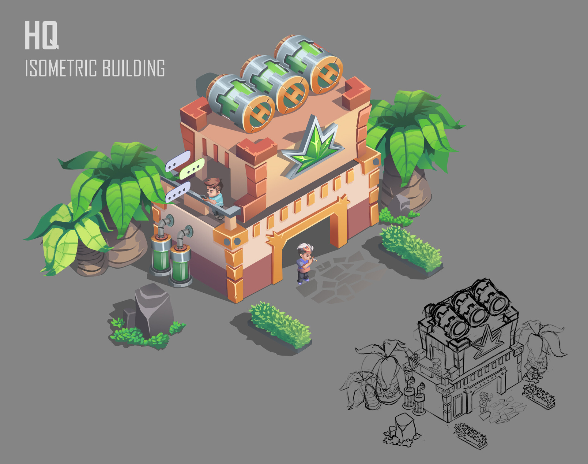 Isometric Building Game