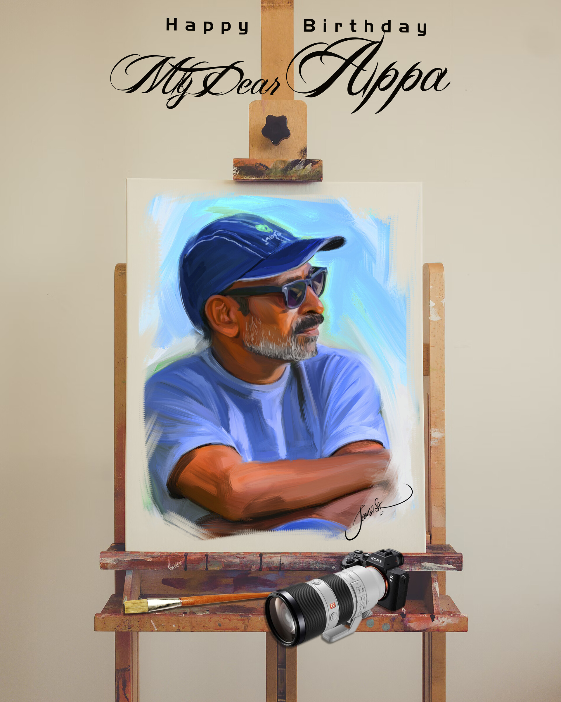 ArtStation - HBD My Dear Hero Appa Monak Artist Artist and Photographer ...