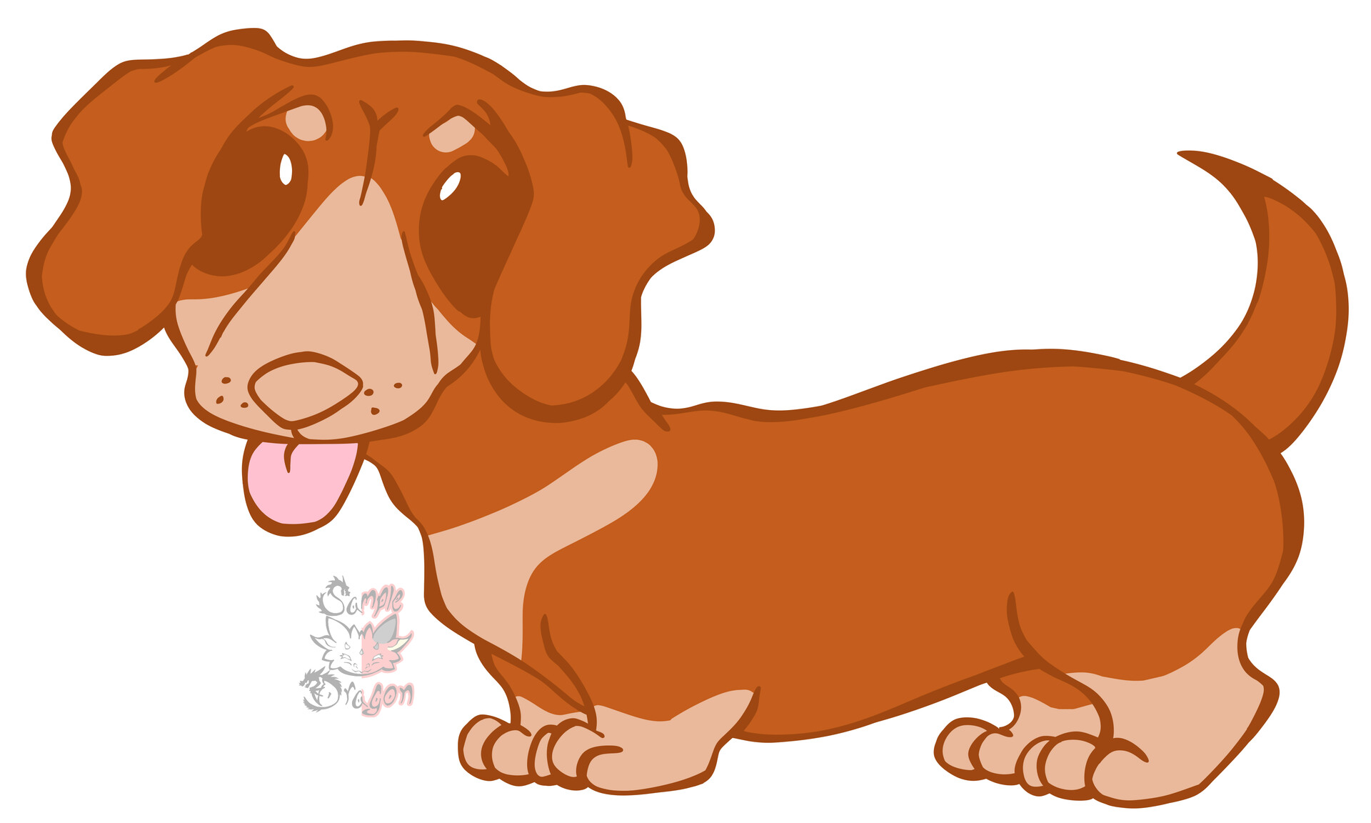 dushound coloring pages