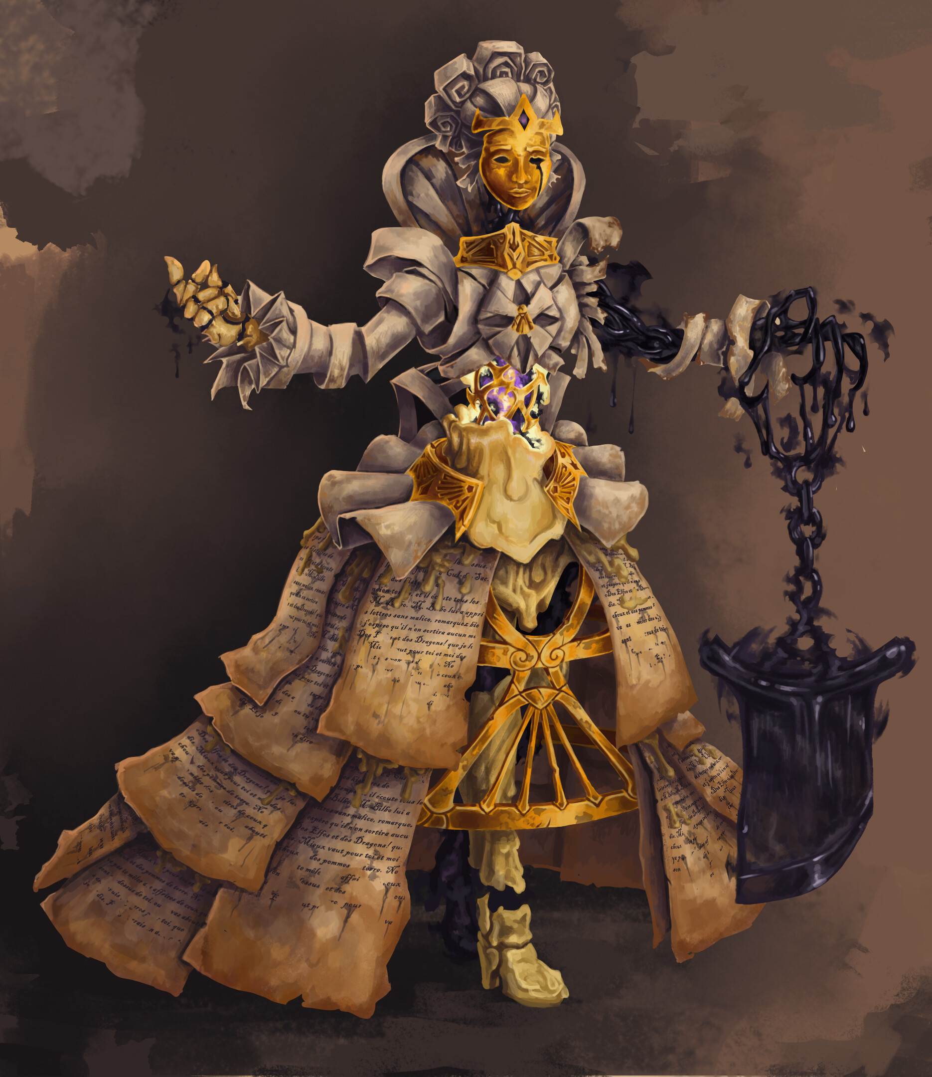 ArtStation - Character design project : The Ever-tale's Queen