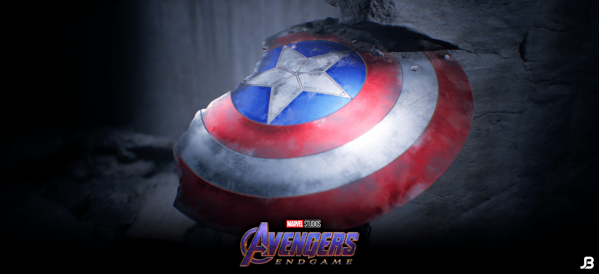 ArtStation - Captain America's Broken Shield [Endgame]