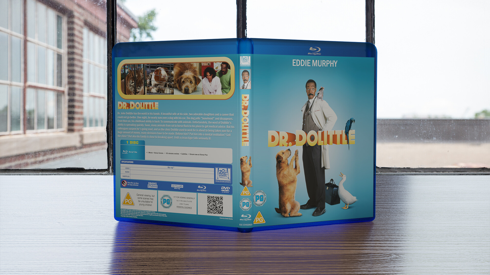 ArtStation - Dr. Dolittle (1998) Custom Blu-ray Cover