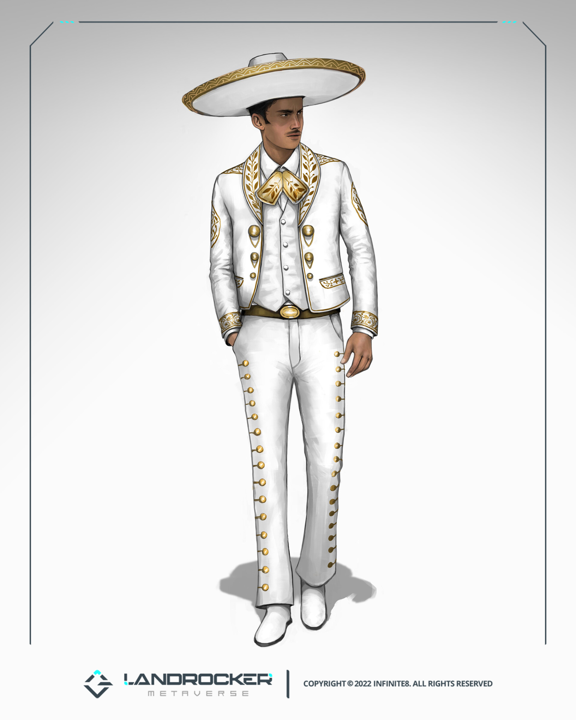 Charro Suit Drawing