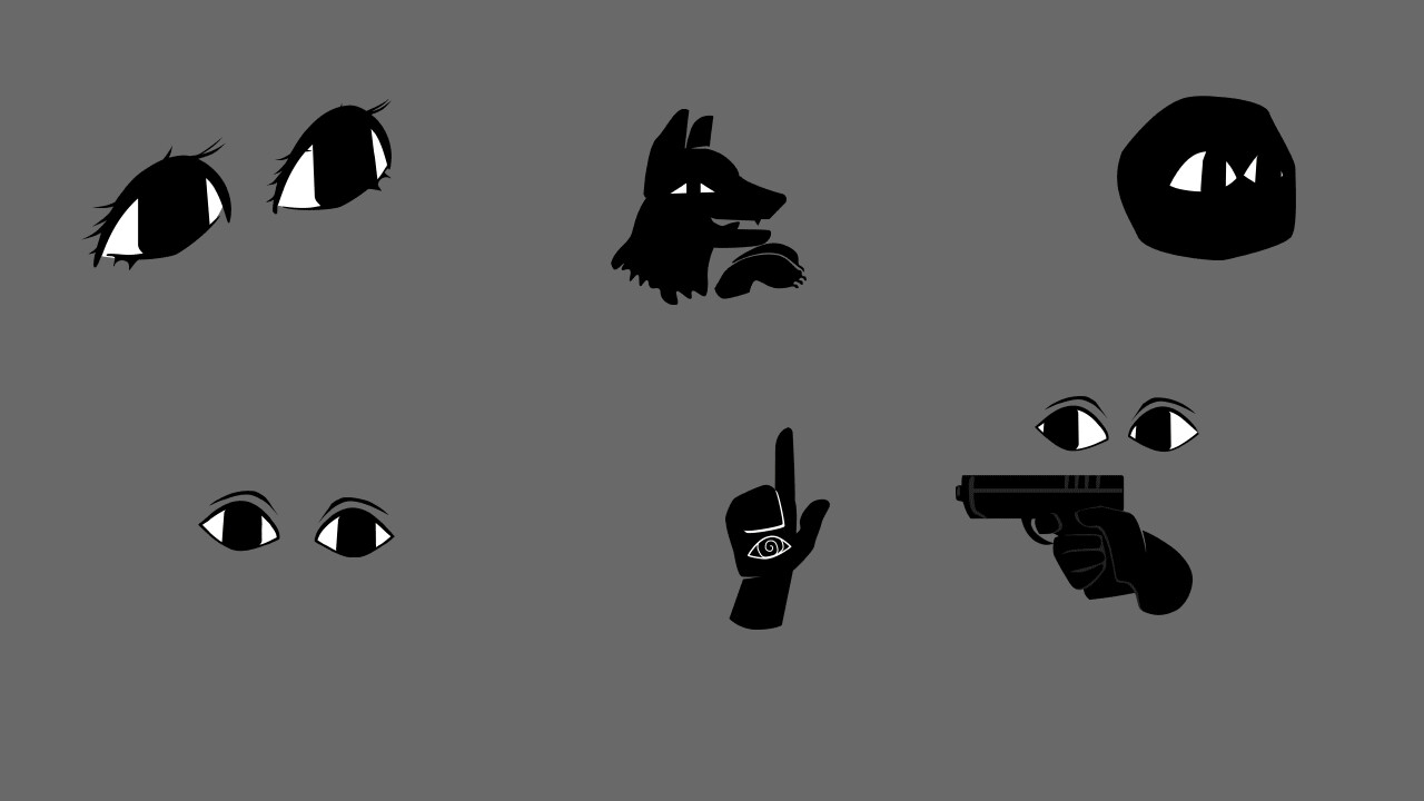ArtStation - Dark Shape Animated stickers