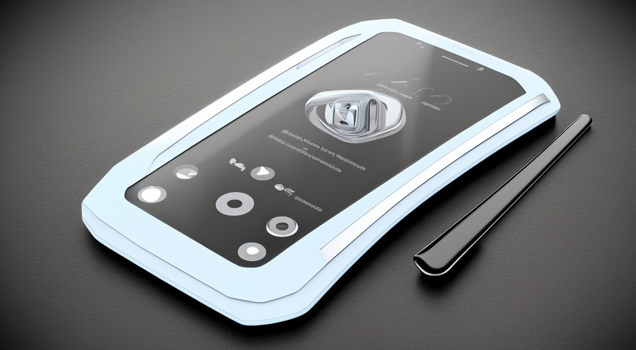 ArtStation - Futuristic smartphone from future in advanced style