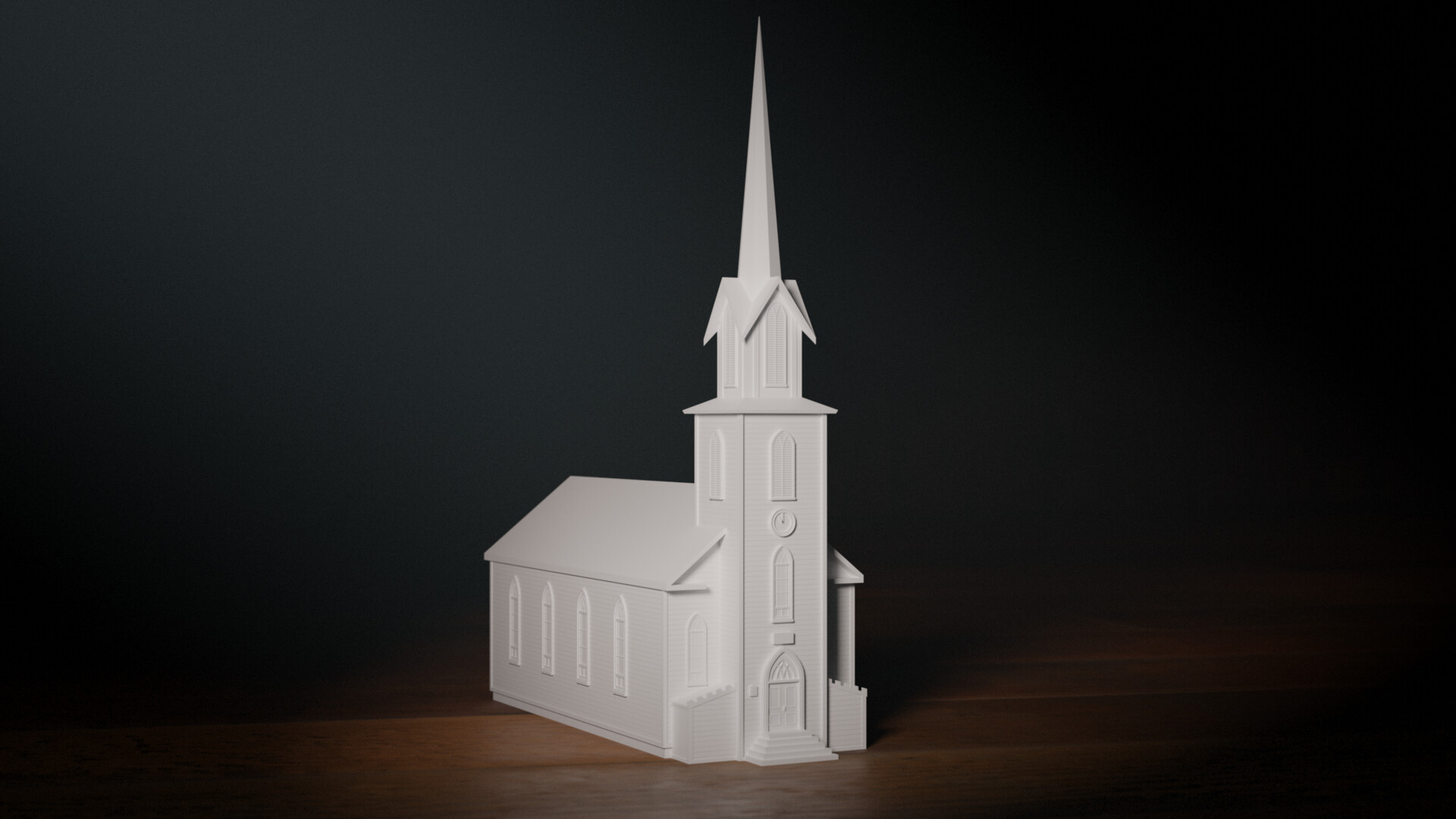 ArtStation - Vernonville United Church - 3D Print and Model
