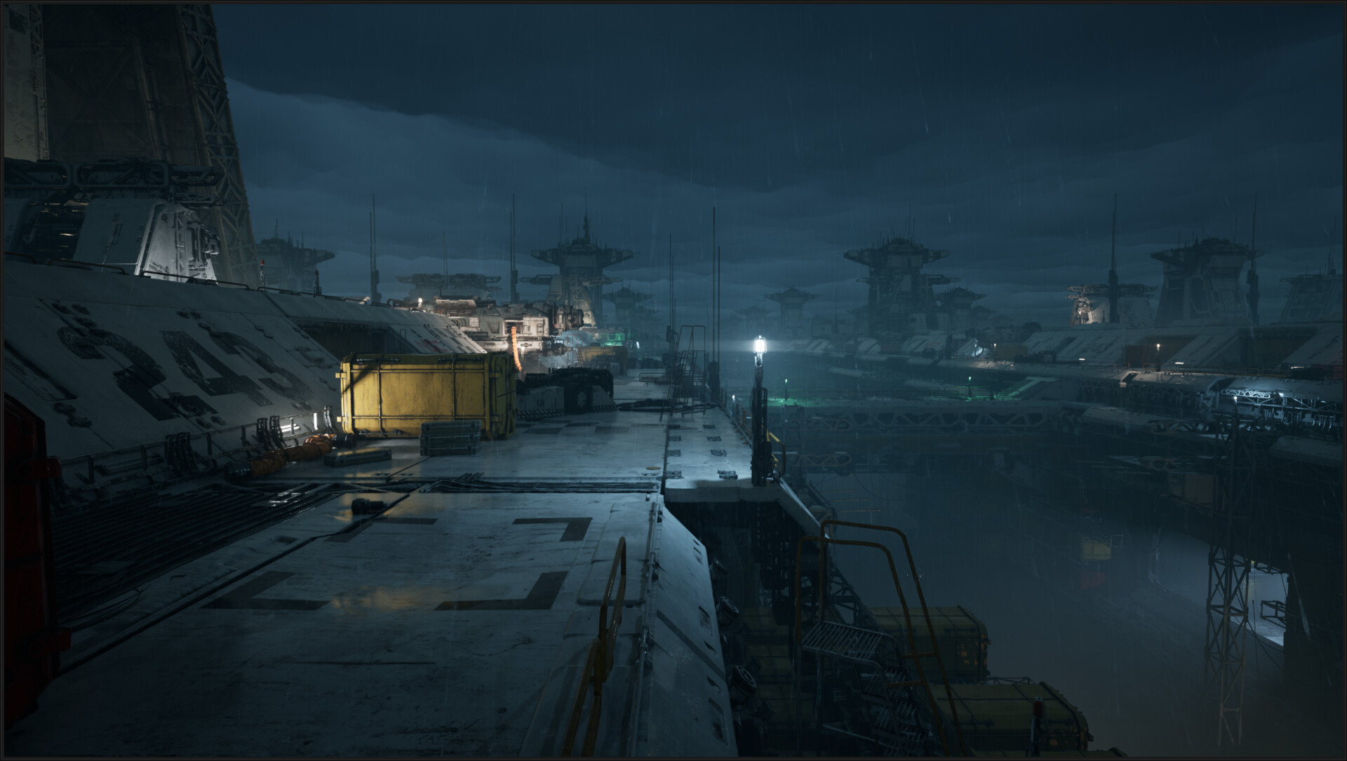 B.O.W.👁‍🗨 - Sci Fi Port UE5 Relight