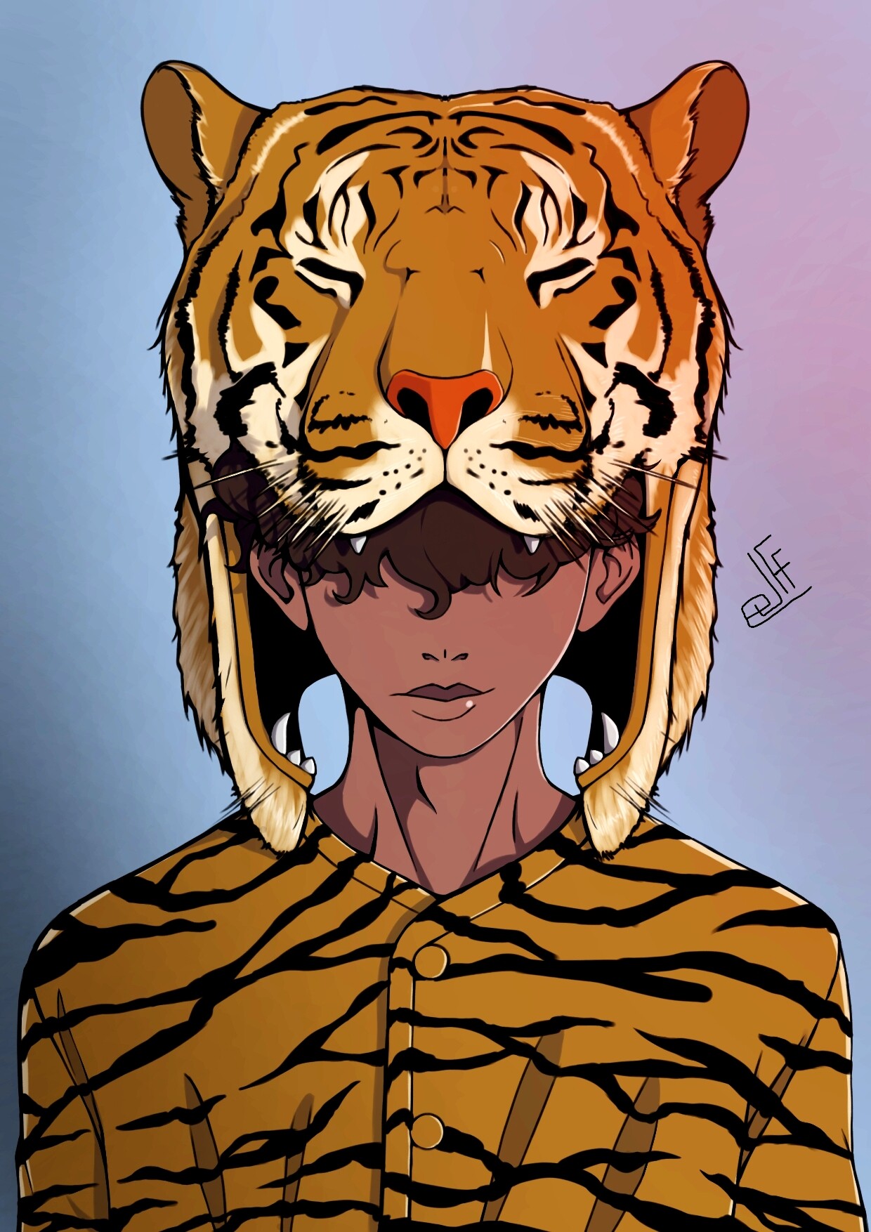 ArtStation - tiger man