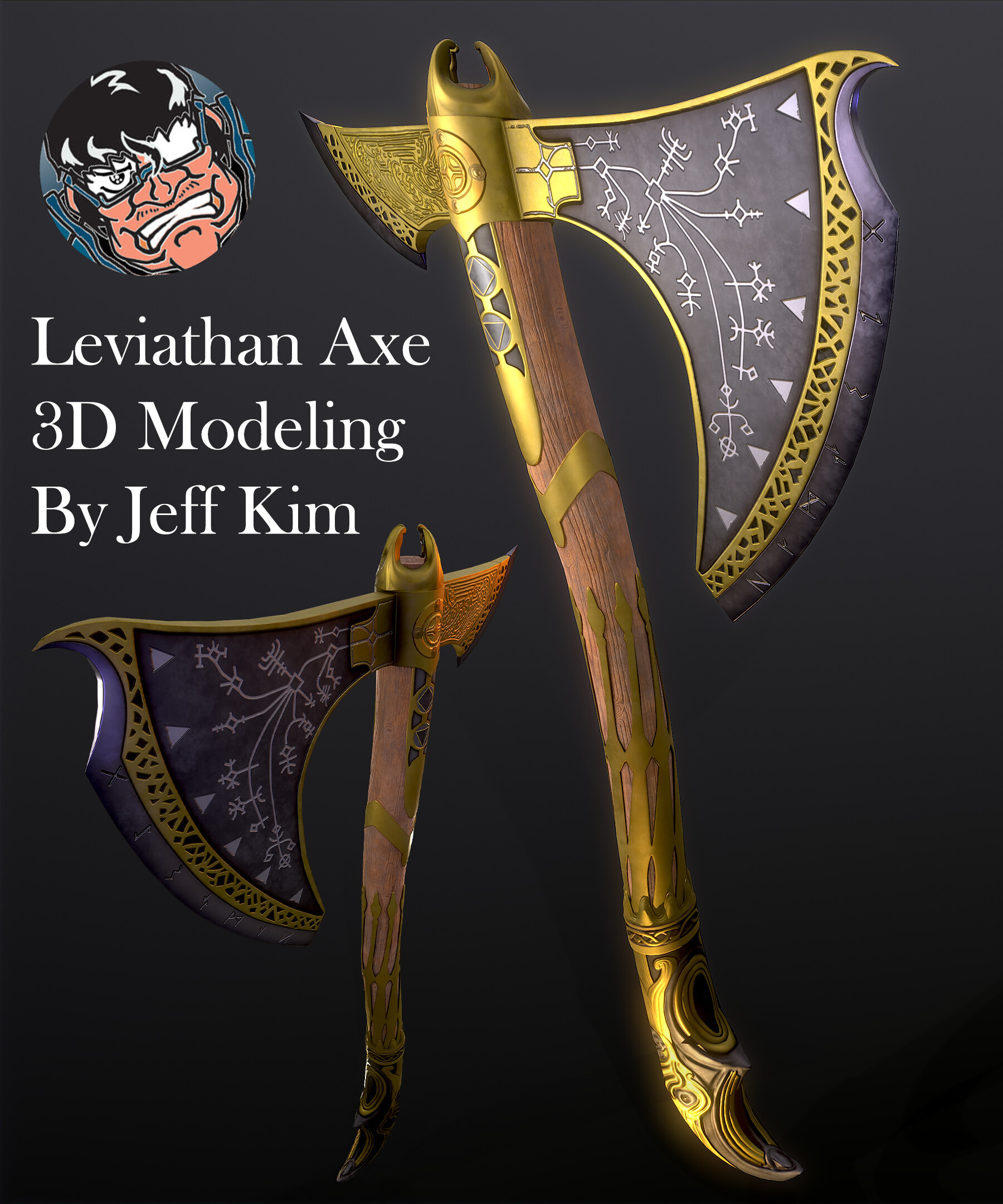ArtStation - God Of War Leviathan Axe 3D Modeling