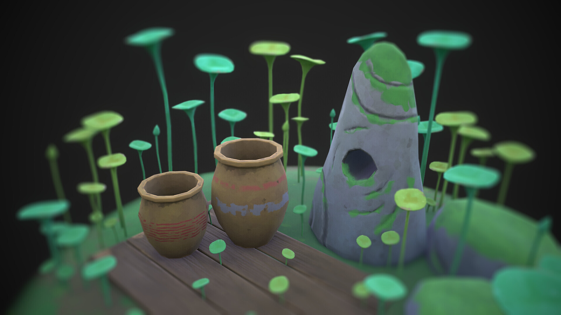 ArtStation - Stylized altar