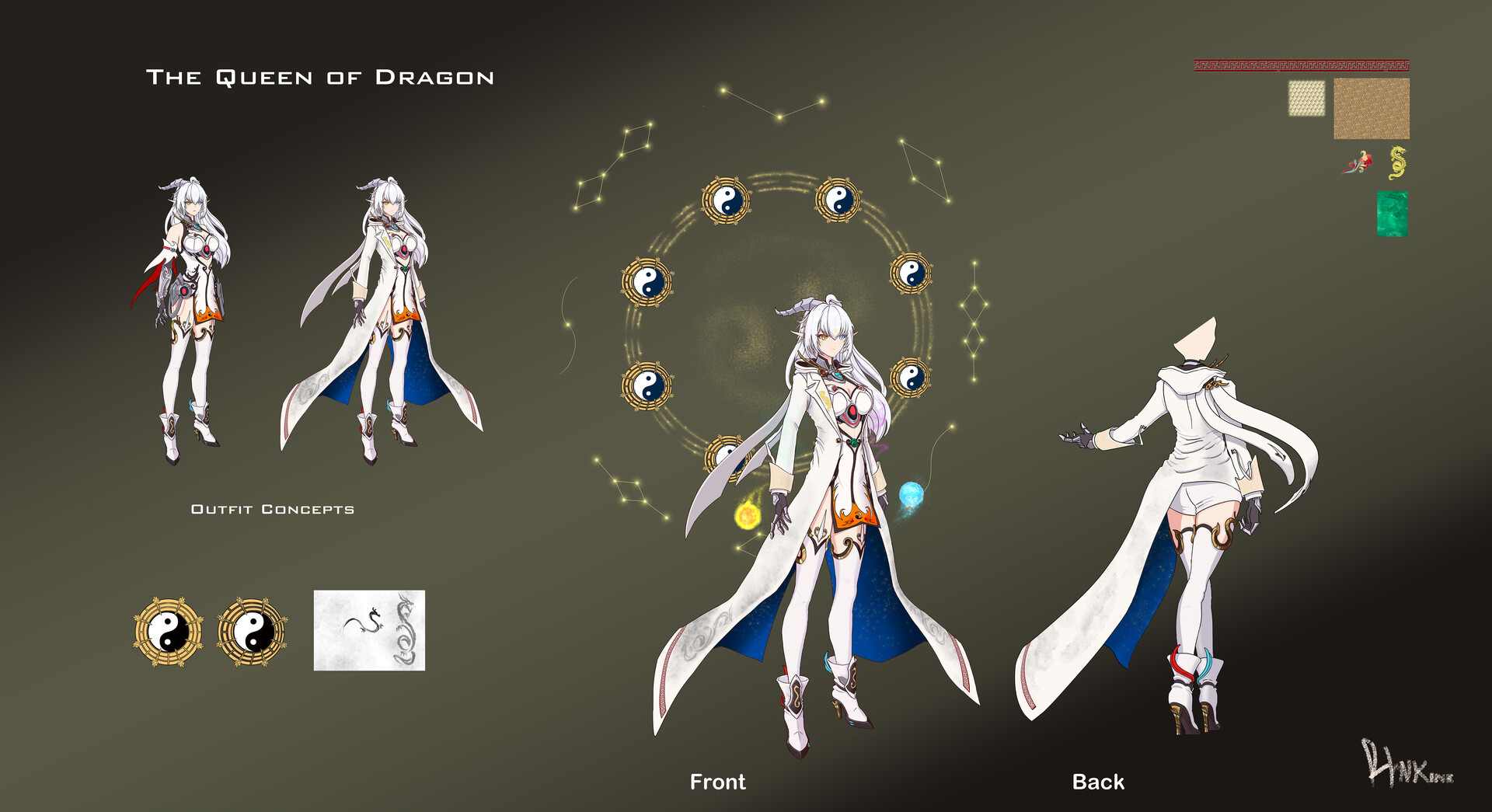 ArtStation - A simple contract design - Dragon Queen