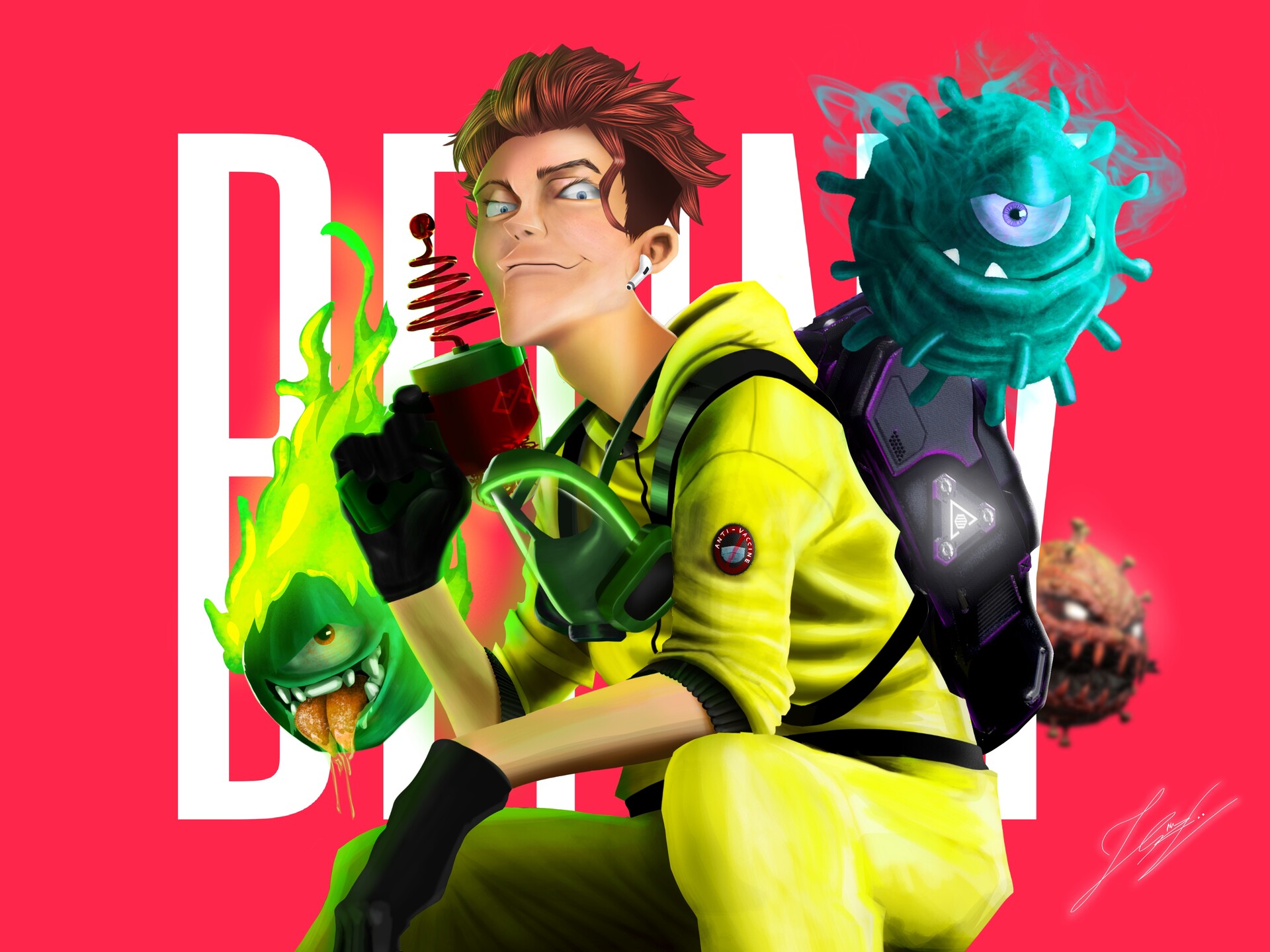 Mchich - Digital Art (Benny Production) Fan Art Apocalyptic Theme