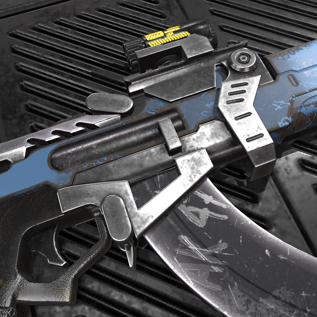 ArtStation - Sci-Fi AK 47