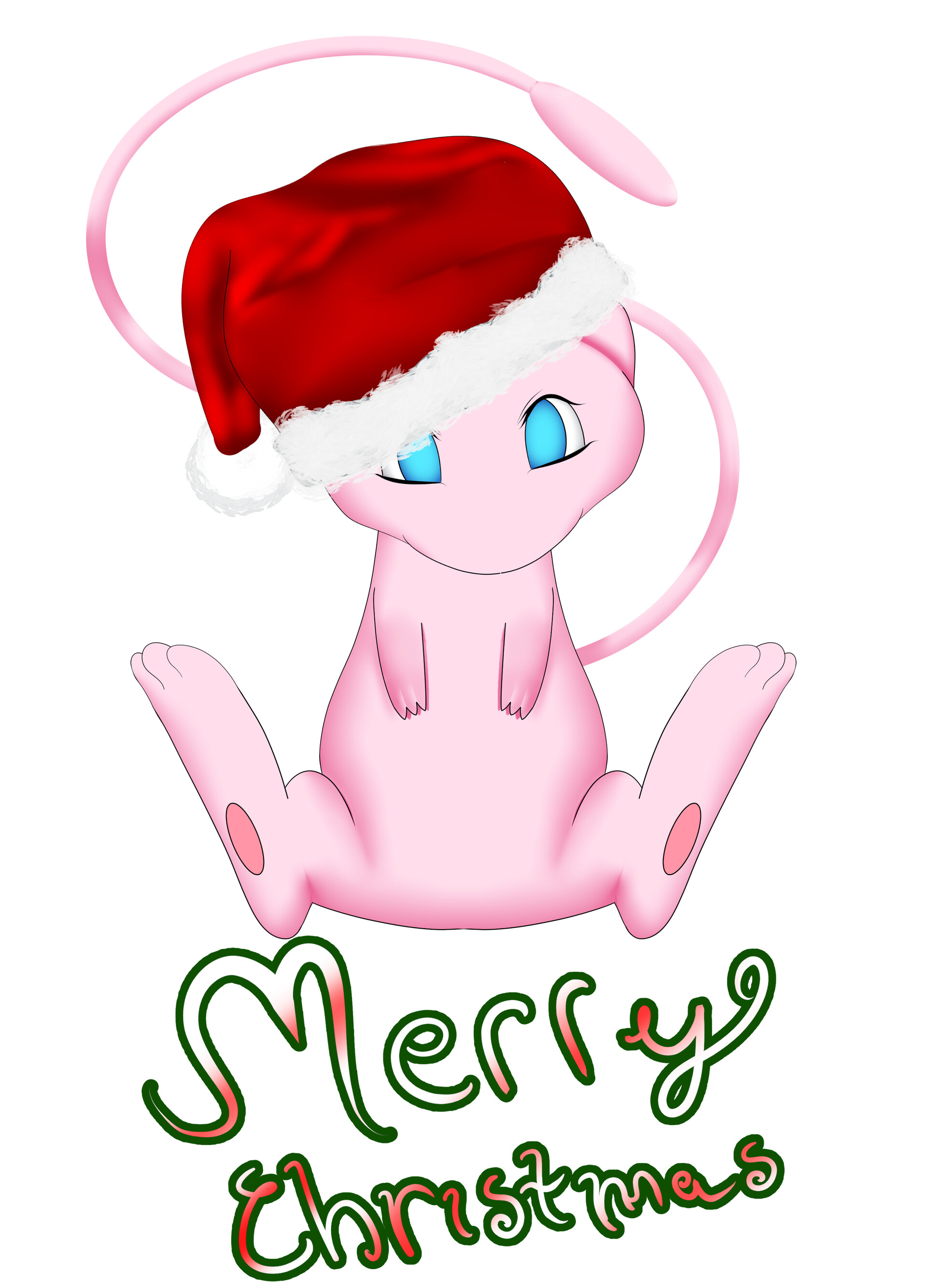 ArtStation - Christmas Mew