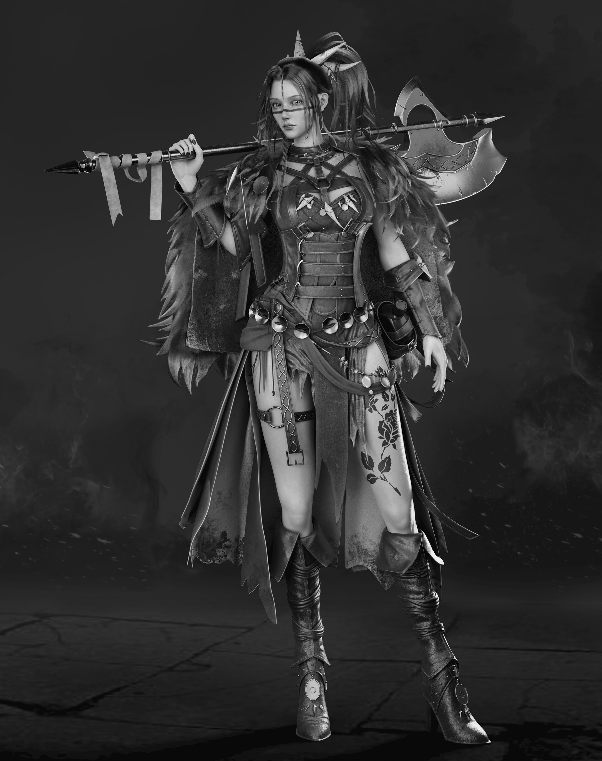 巧课力 CGmomo - 【学生作品】林叶森 --《viking》