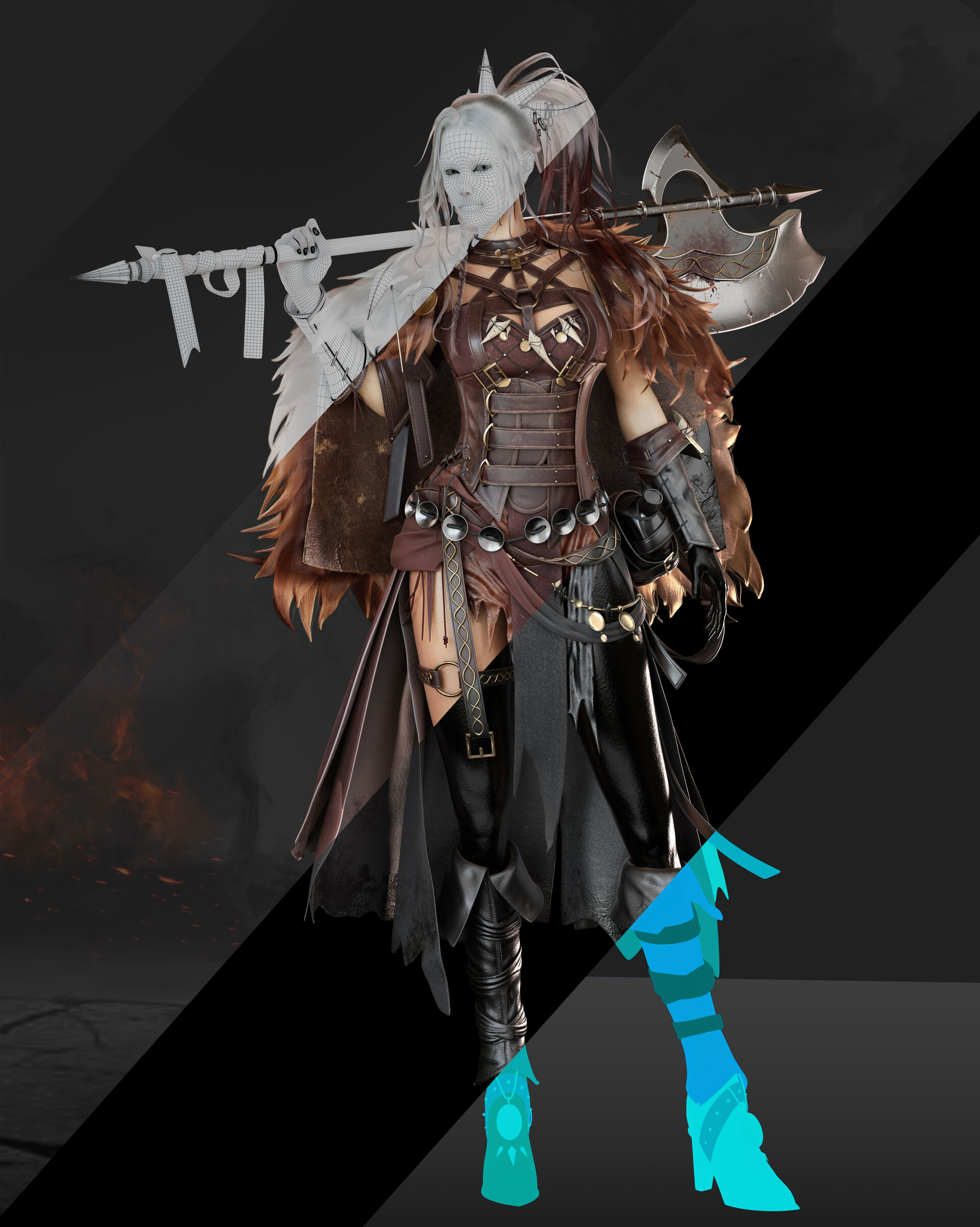 巧课力 CGmomo - 【学生作品】林叶森 --《viking》