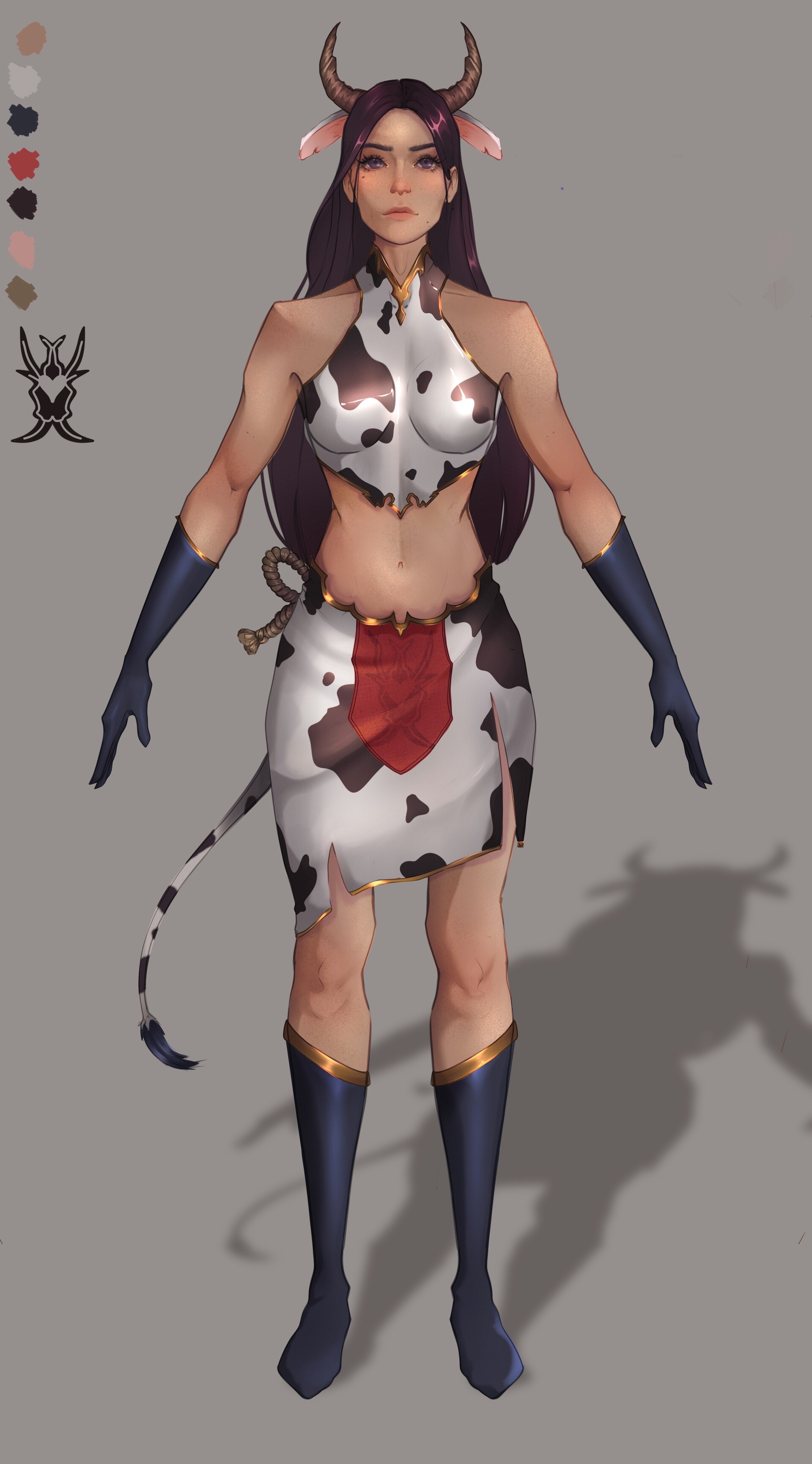 ArtStation - Moo Cow Girl Concept