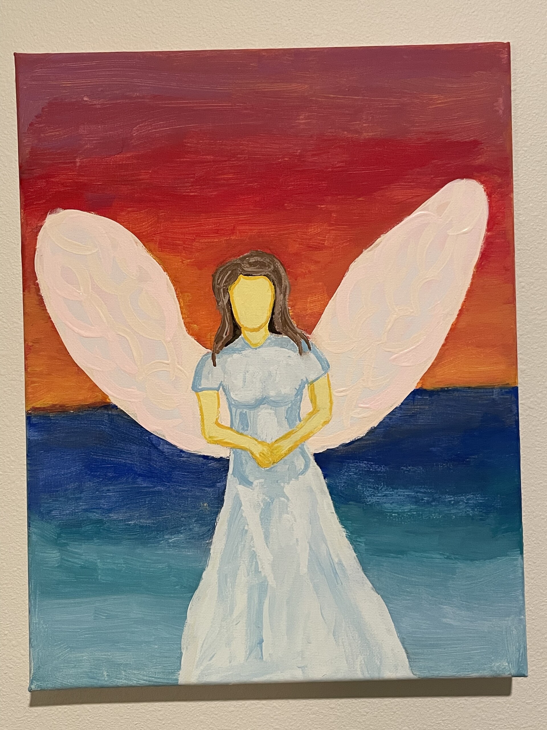 ArtStation - Angel at Sunset