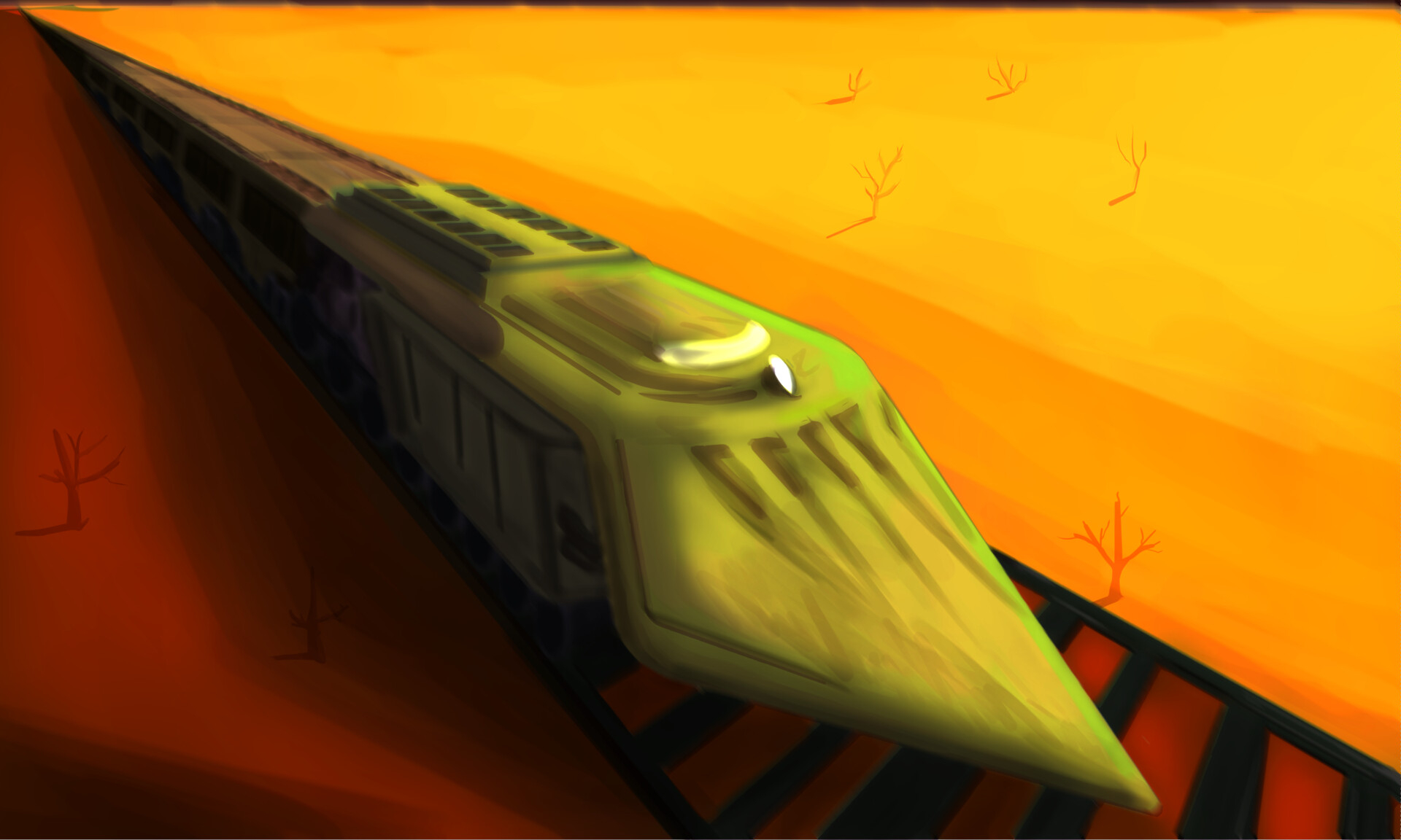 ArtStation - Infinity Train Engine (final render)