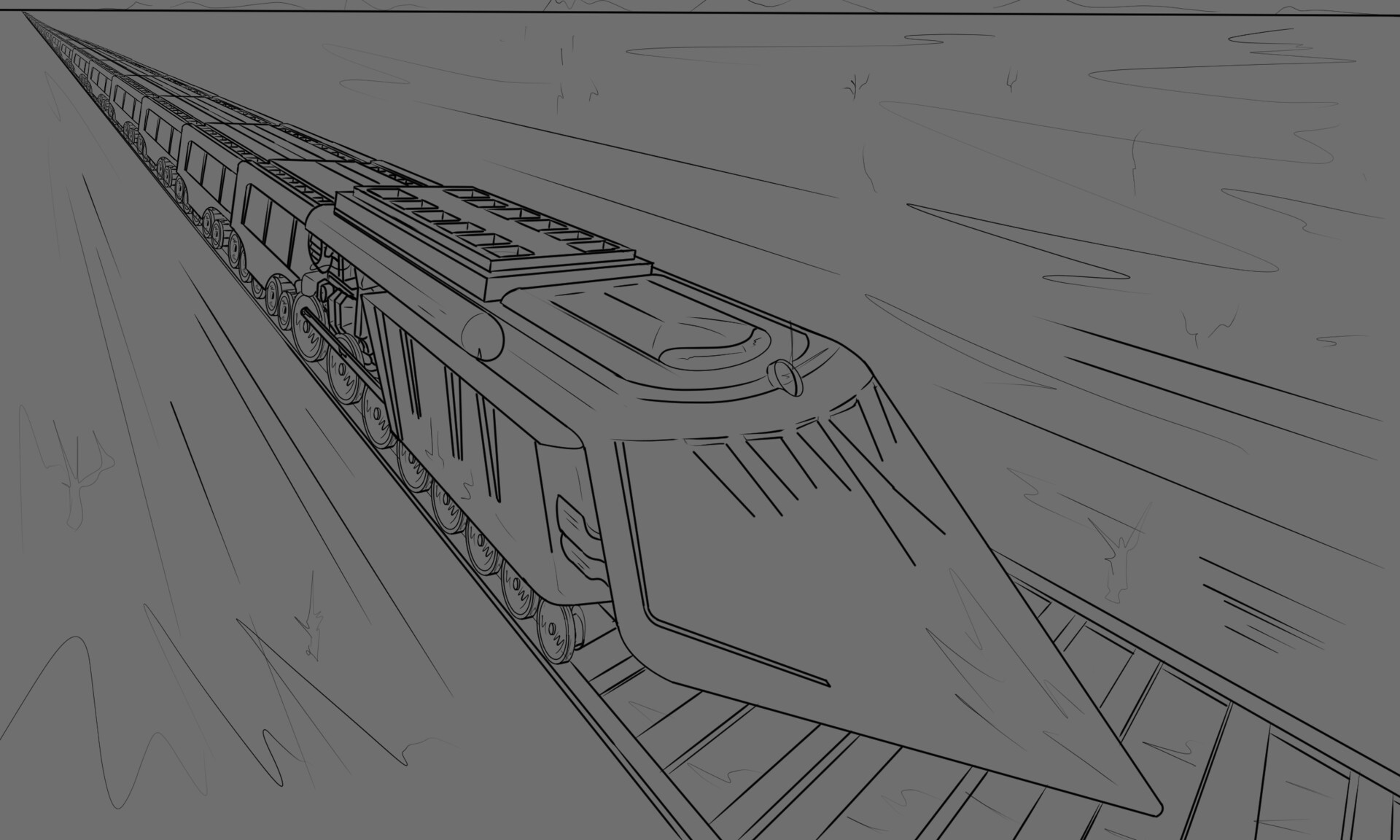Infinity Train Engine (final render) by Jarrin Niswender — ProUser.Me