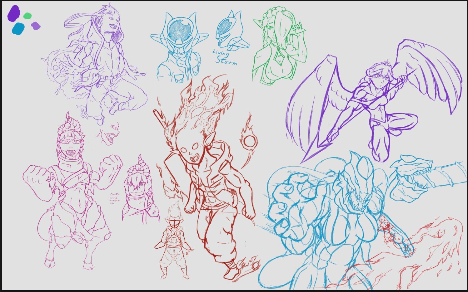 ArtStation - A package of Random Drafts