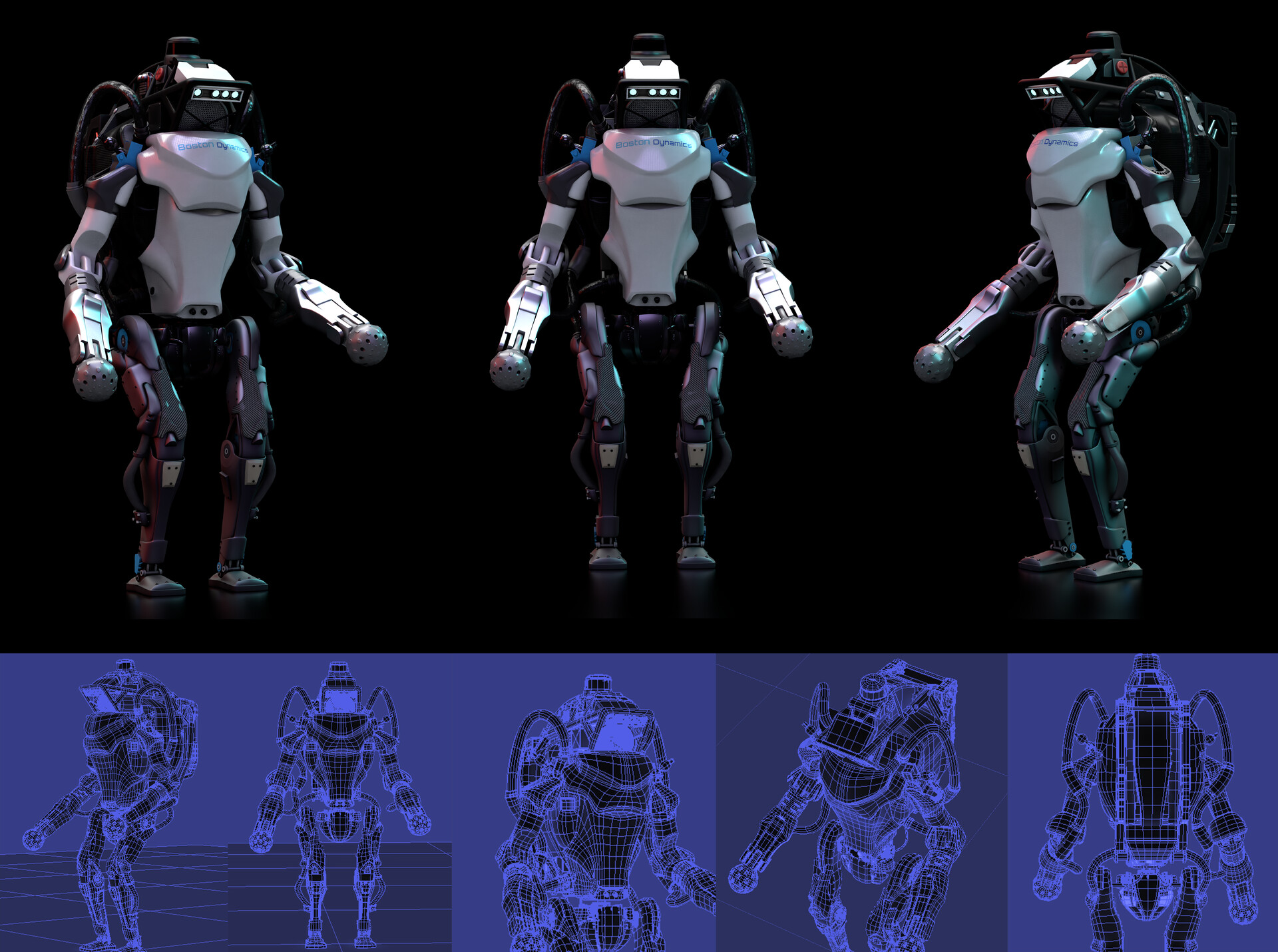 ArtStation - Boston Dynamic Robot