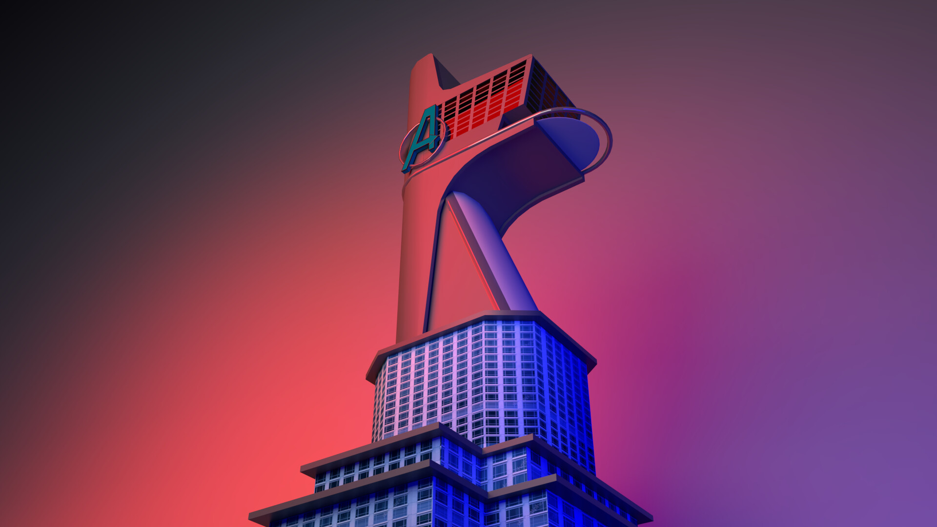 ArtStation - the avengers tower