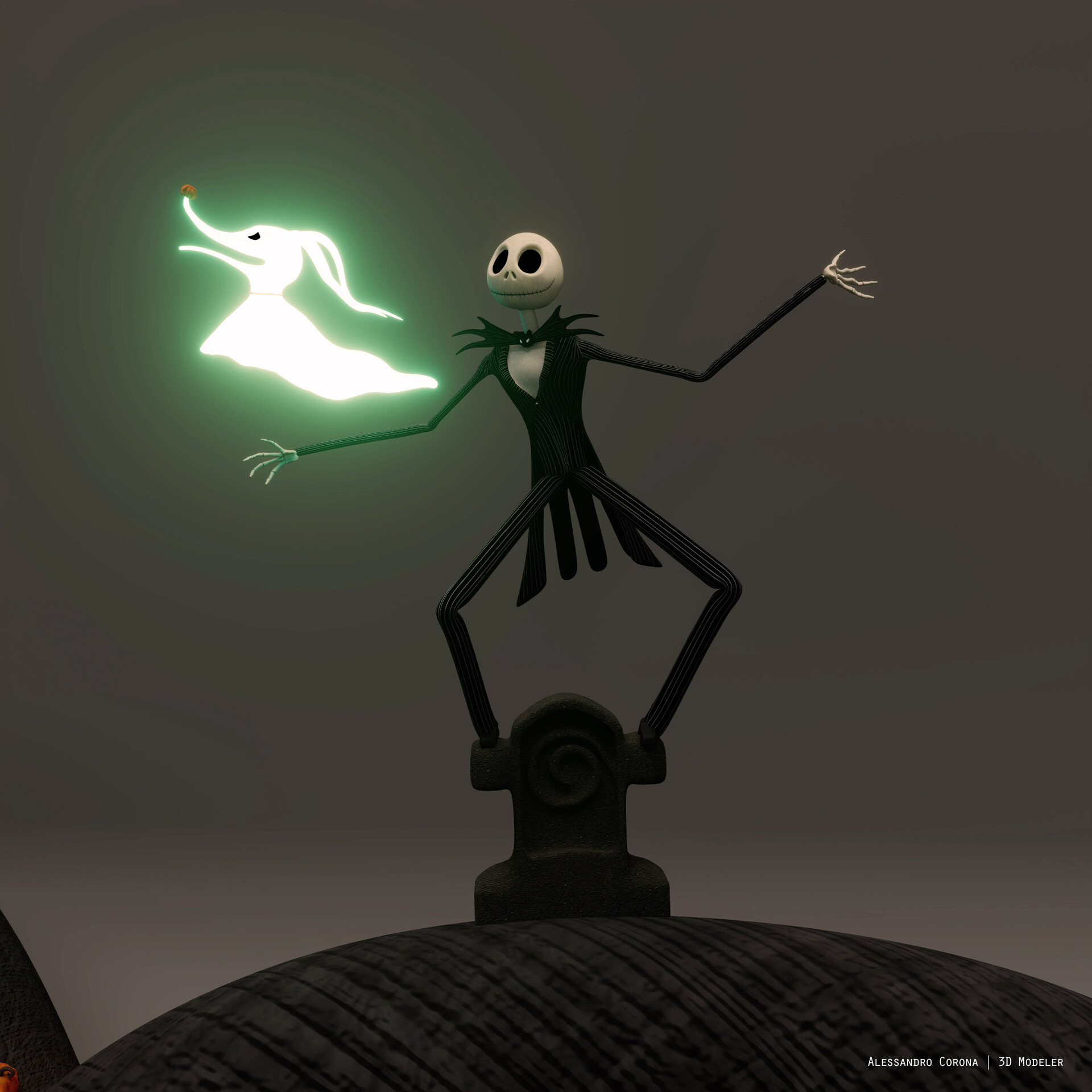 Alessandro Corona - Jack Skeletron - The Nightmare Before Christmas - Jack's Lament scene