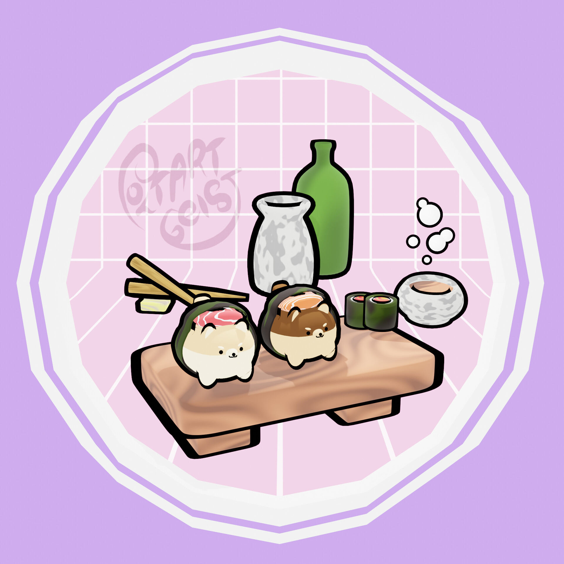 ArtStation - Sushi Dogs