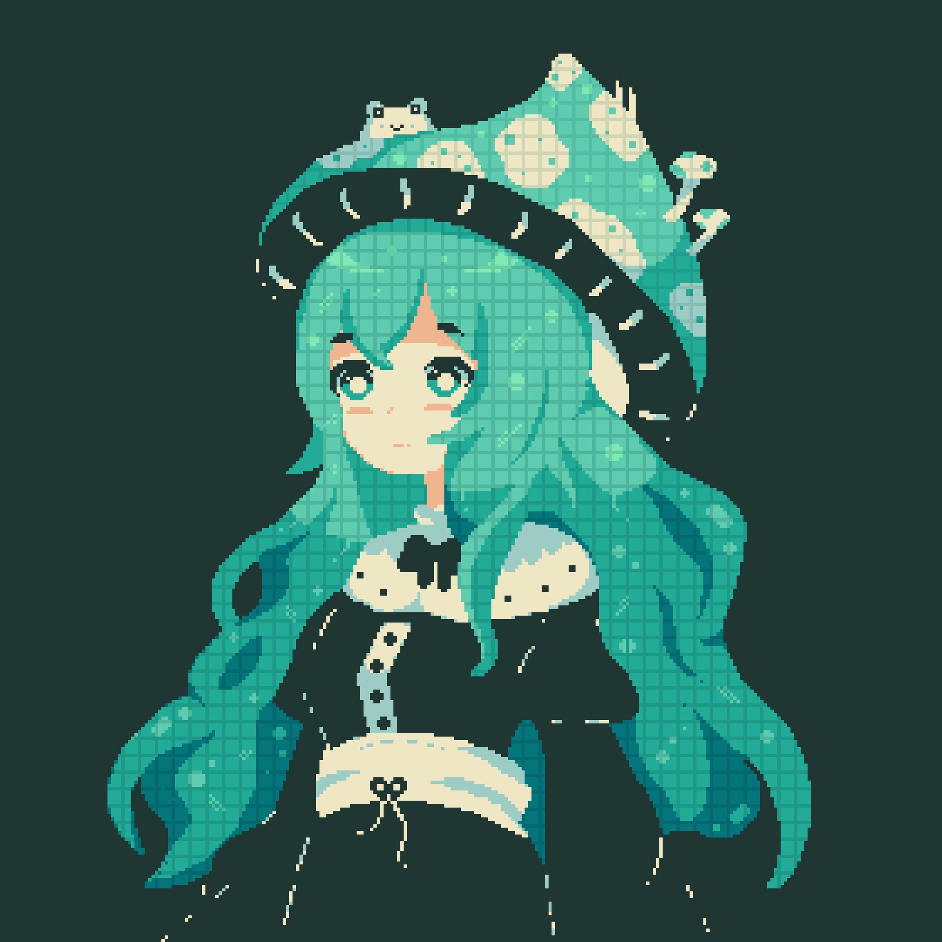 ArtStation - Just a blue hair girl