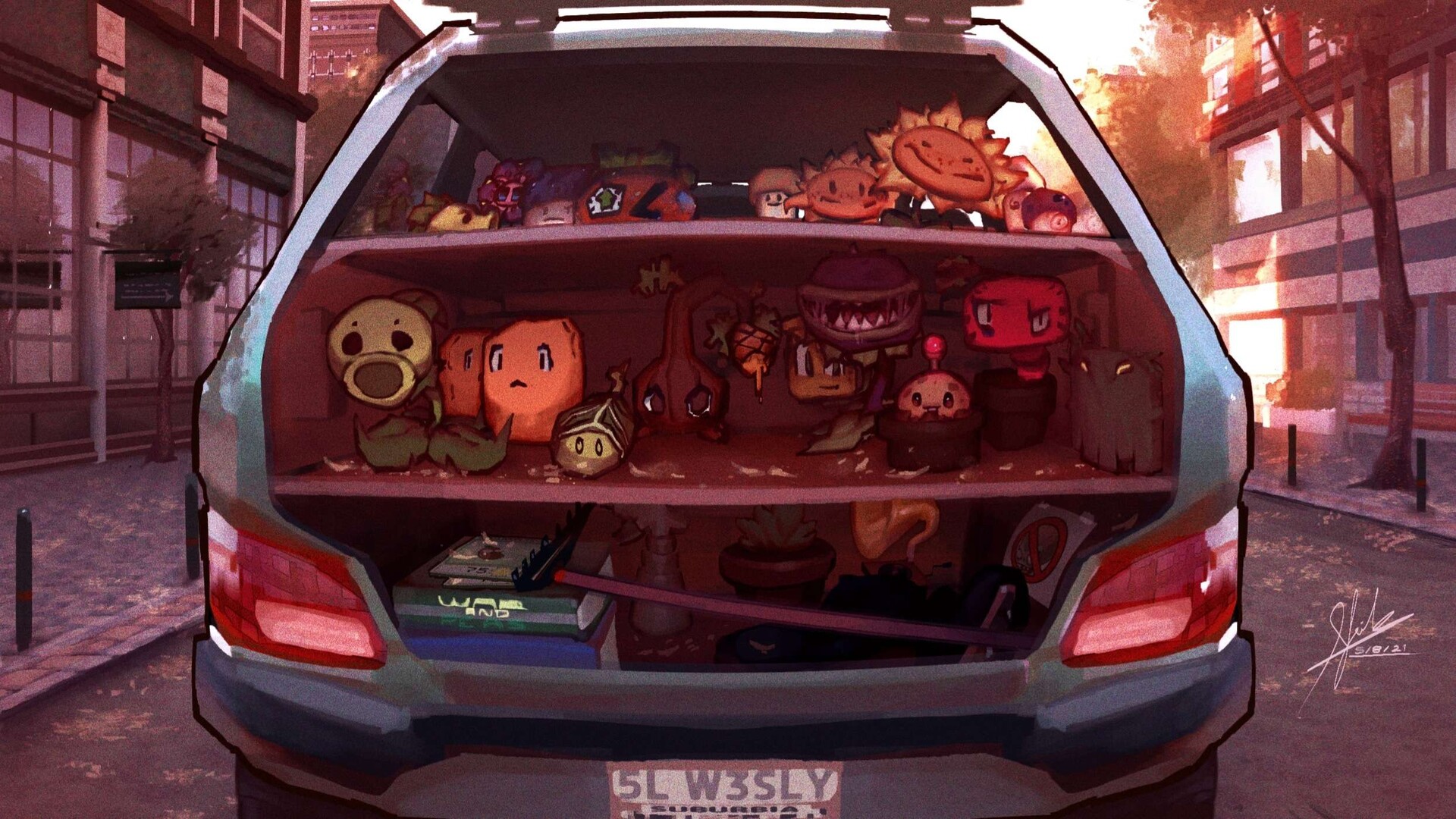 ArtStation - Plants VS. Zombies Fan Art