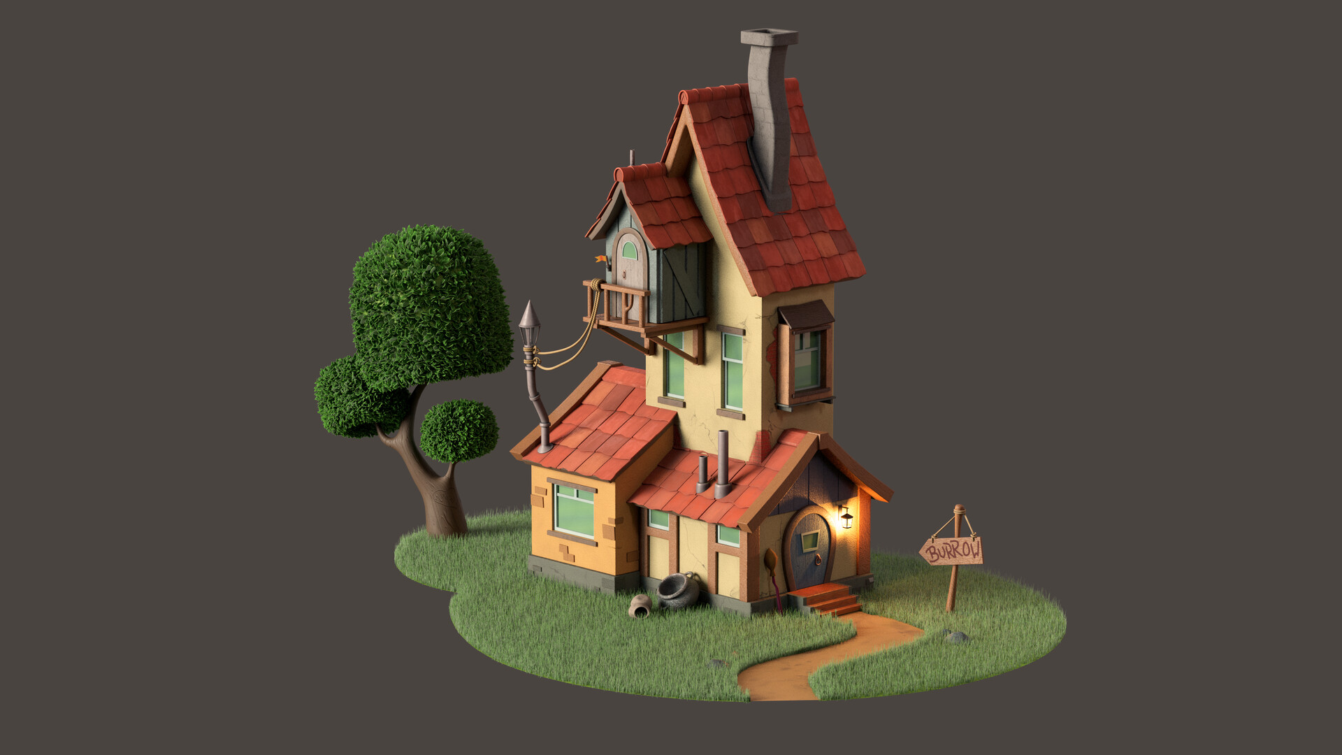 ArtStation - The Burrow - Environment