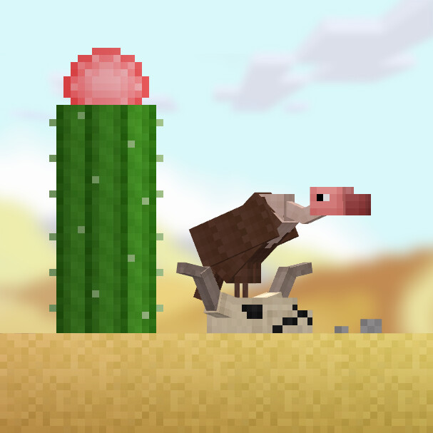 ArtStation - Minecraft's Vulture - Fan Made