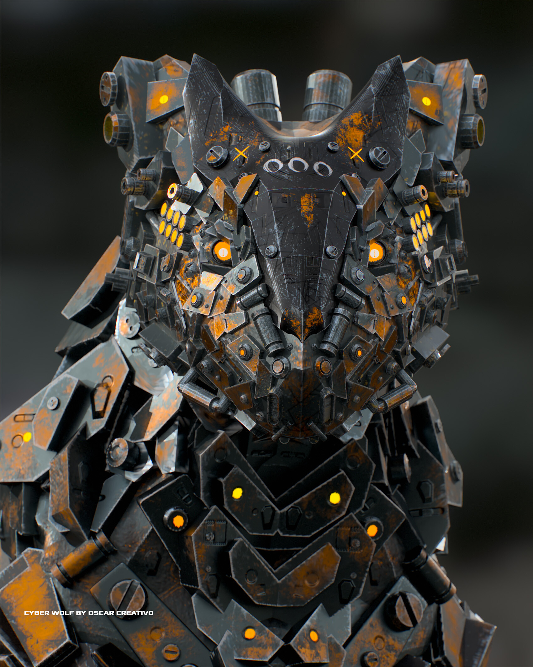 CIBER WOLF By Oscar creativo - Download Free 3D model by OSCAR CREATIVO ...