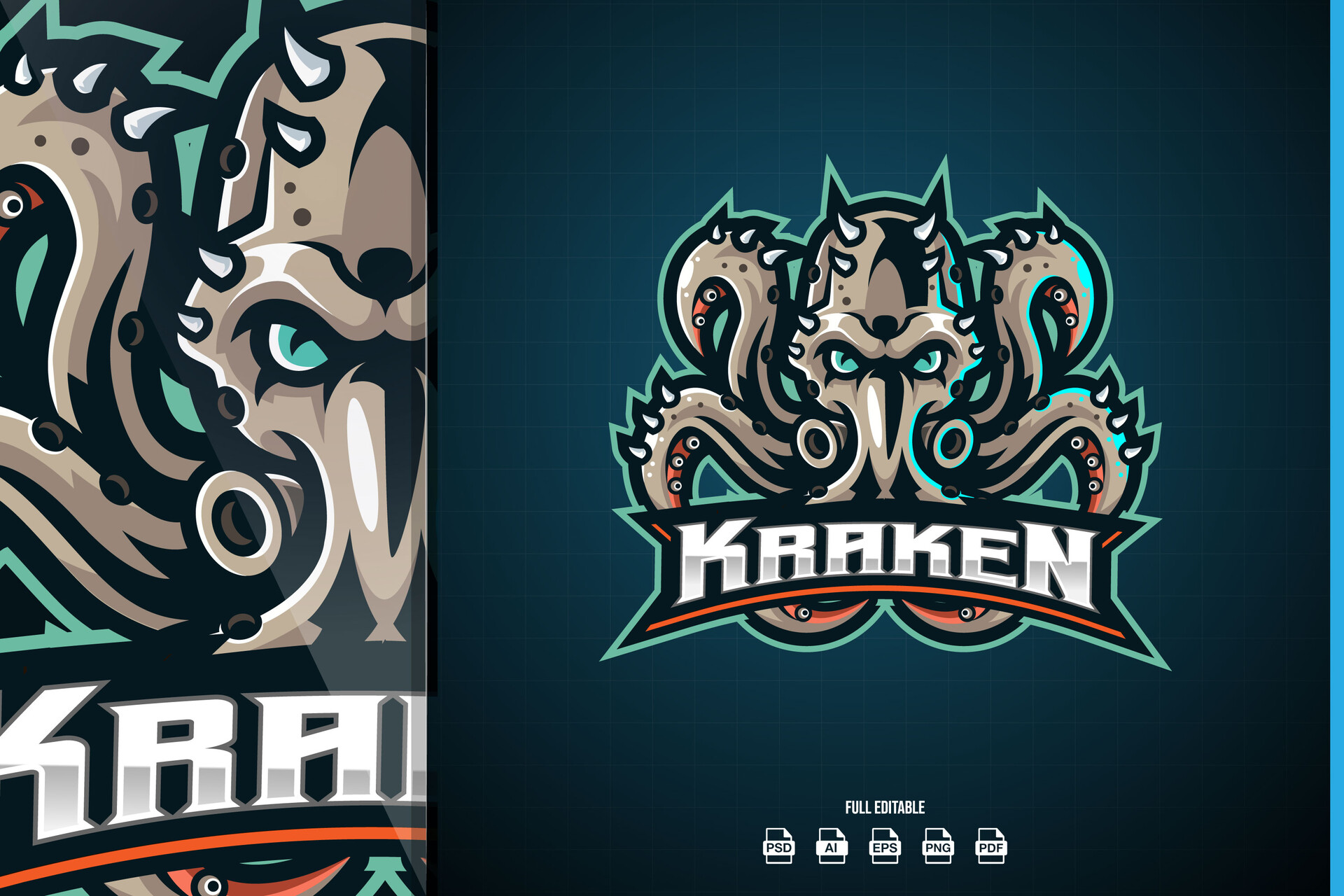 ArtStation - Kraken Esports Logo