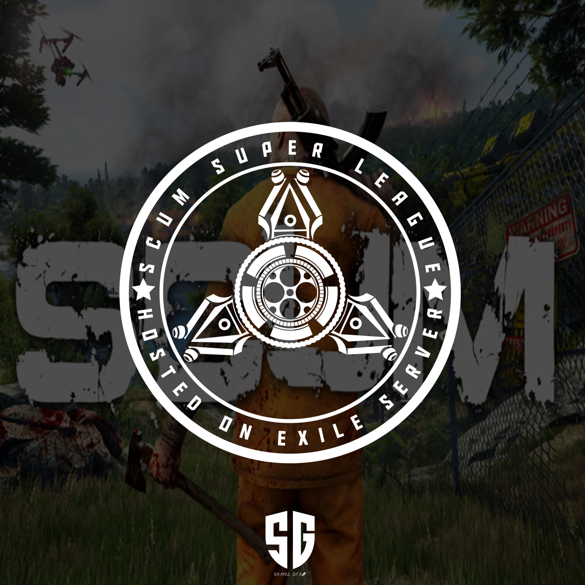 ArtStation - SCUM Super League Logo Design