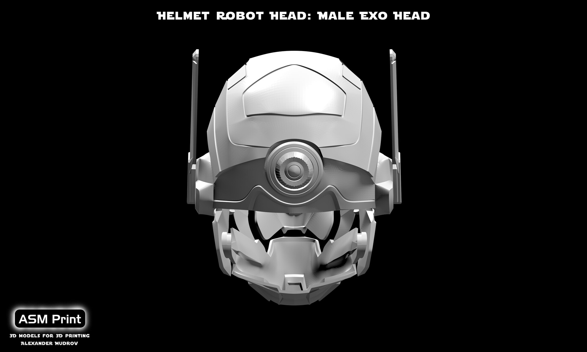 ASM Print - Helmet Robot Head: Male Exo Head - Destiny 2
