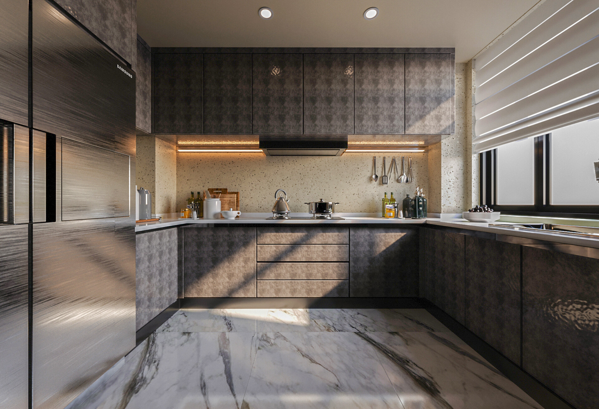 ArtStation - Kitchen Interior.