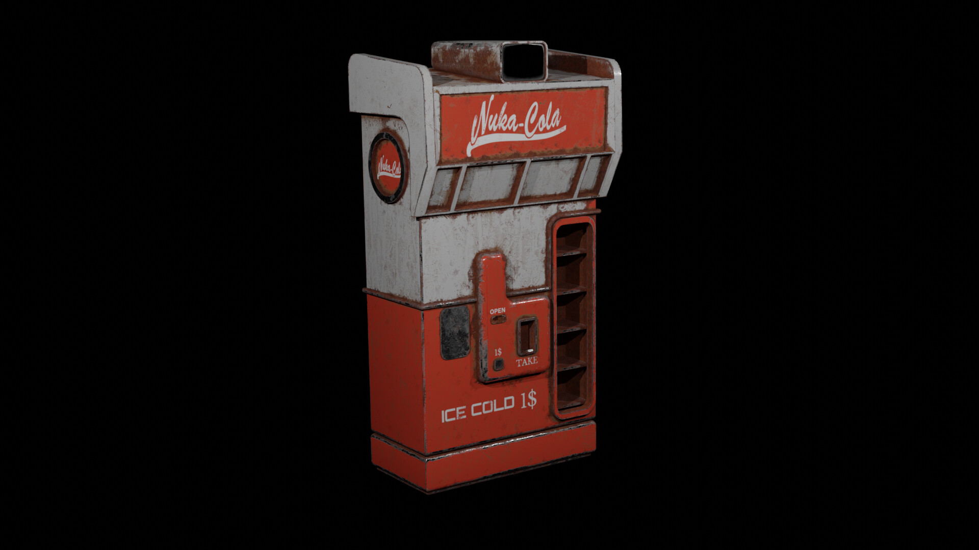 ArtStation - Fallout - Nuka Cola Vending Machine