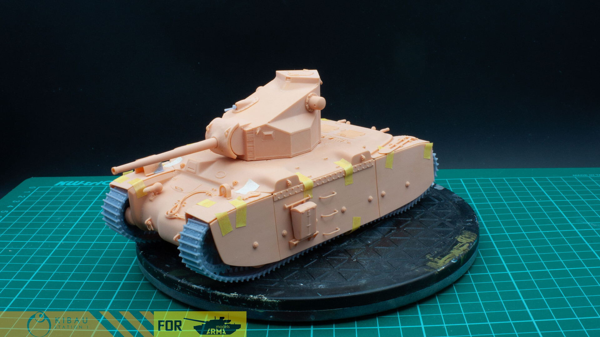 Sergey Ivanov - G1R- French Tank (1\35 Scale model - full project)