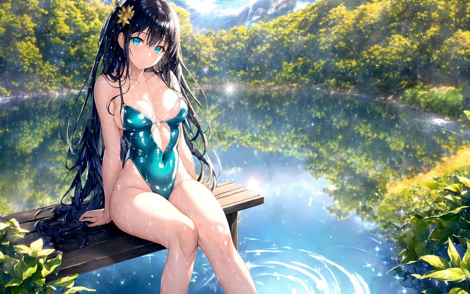 ArtStation - Mountain Lake