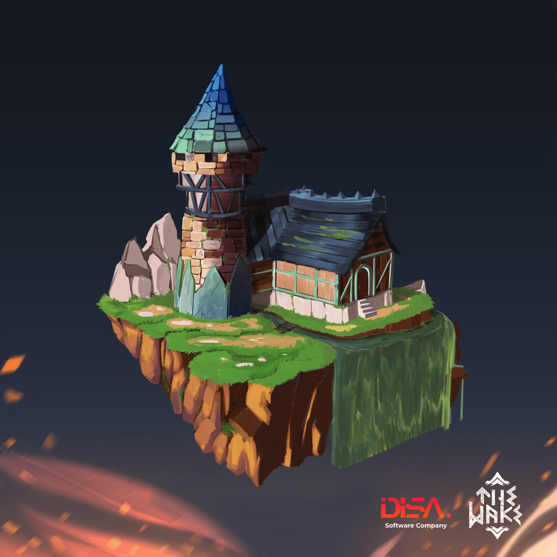 ArtStation - (2021) Client Disa Software - The wake - Castle Lvls