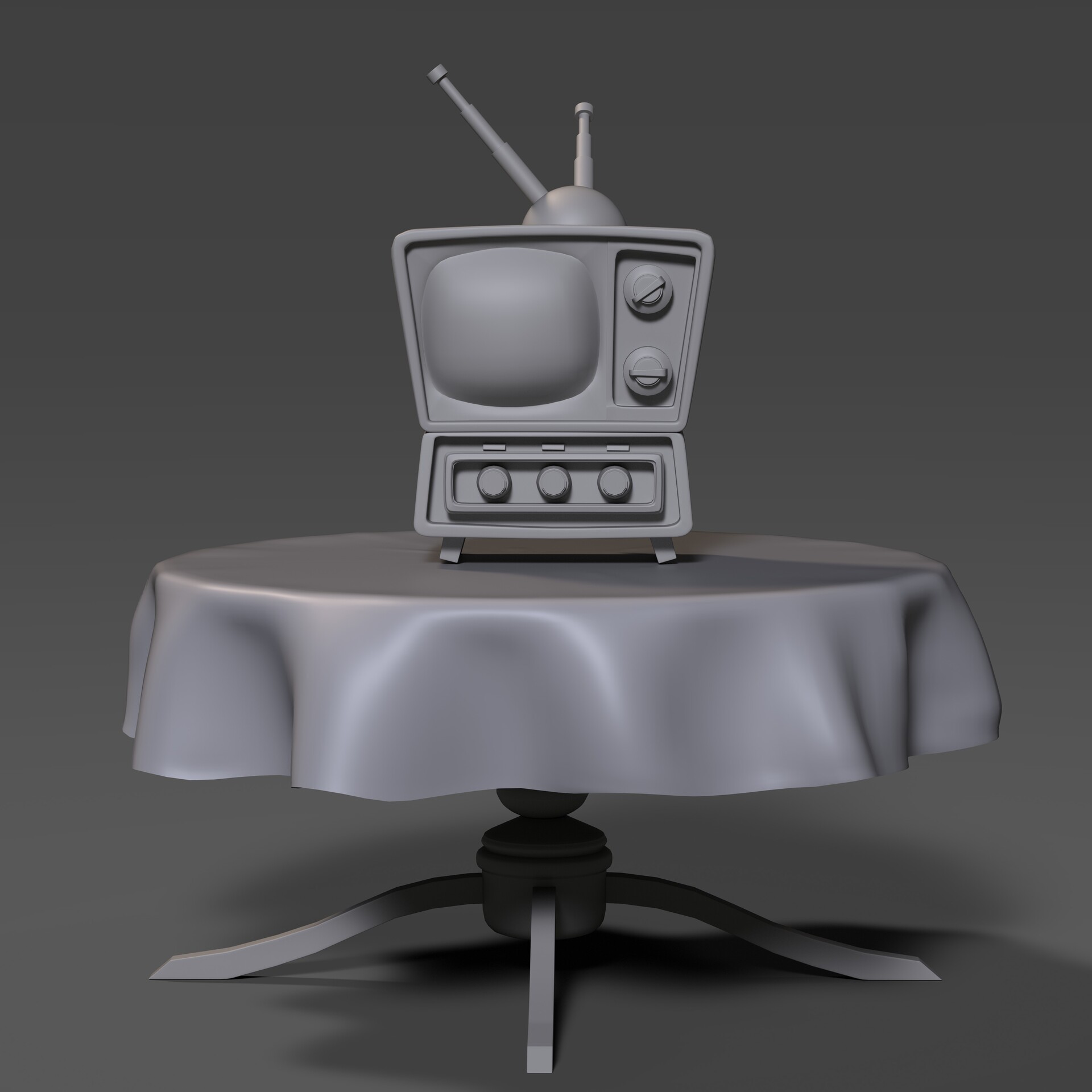 ArtStation - Television - 3d Modeling by Sumana Ghosh