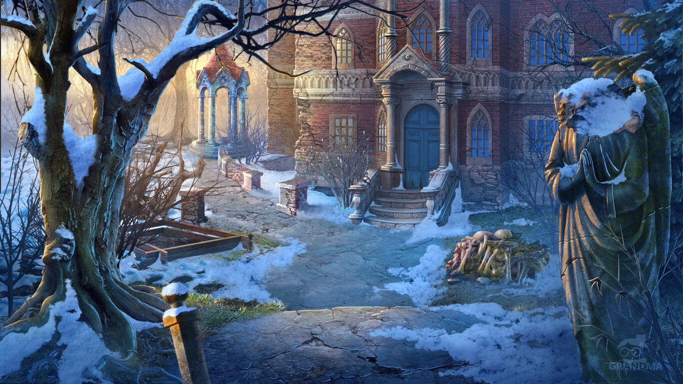 ArtStation - Winter estate