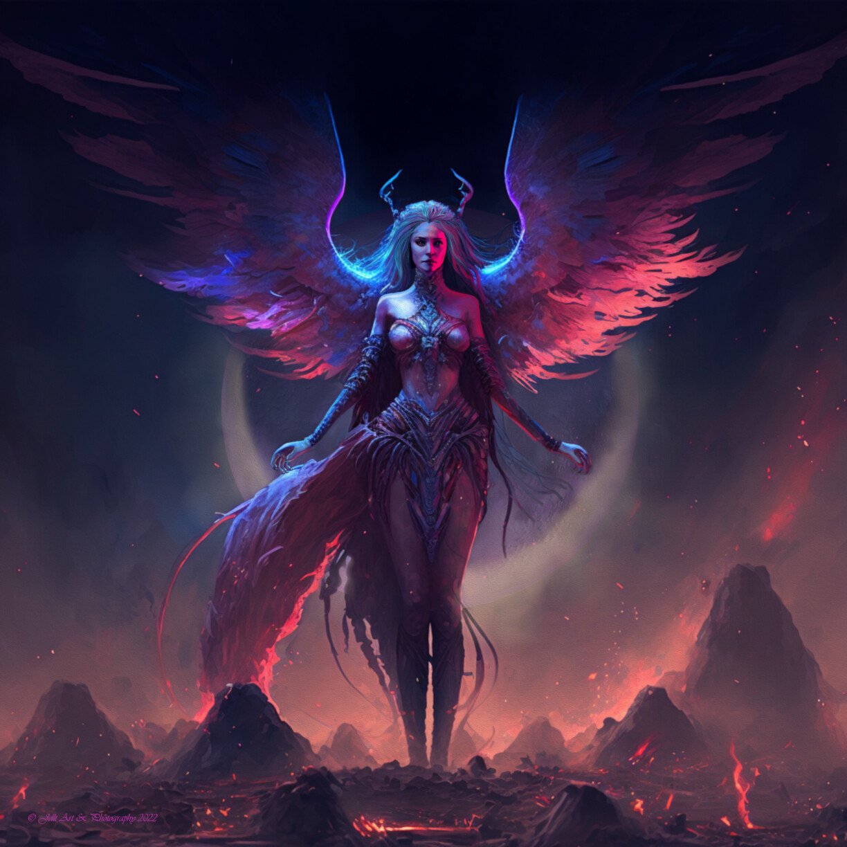 ArtStation - Illargi - Basque Moon Goddess