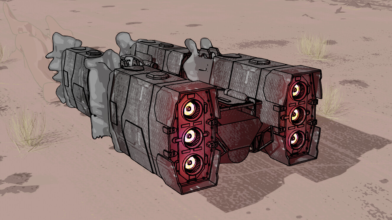 ArtStation - Grease pencil art in Blender.