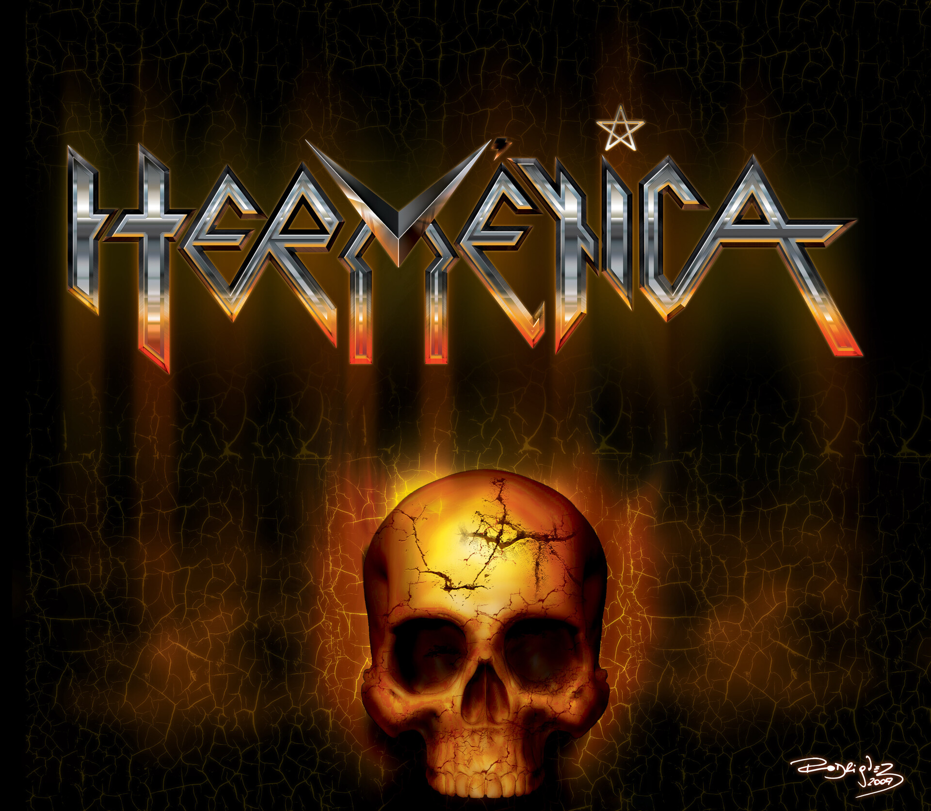 ArtStation - HERMETICA - Heavy metal cover