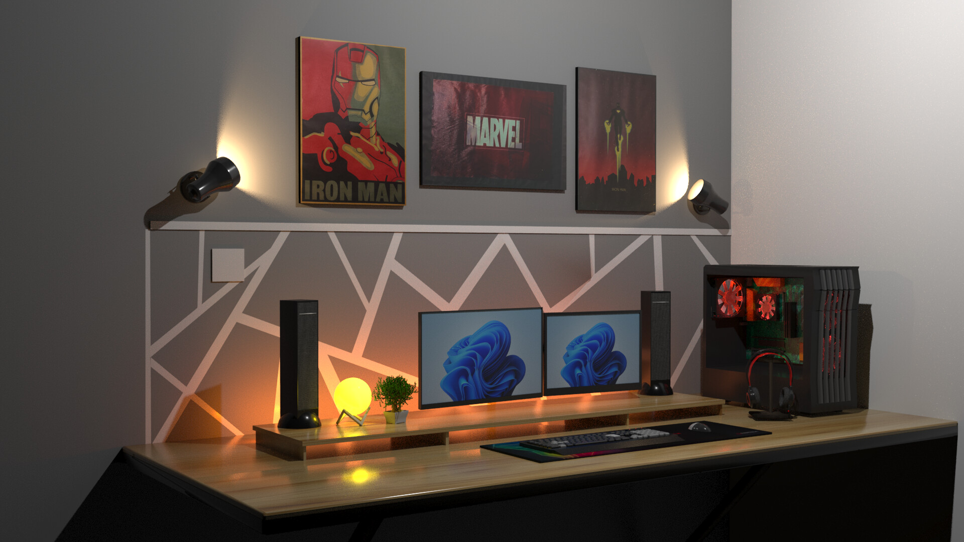 ArtStation - Computer Table Model